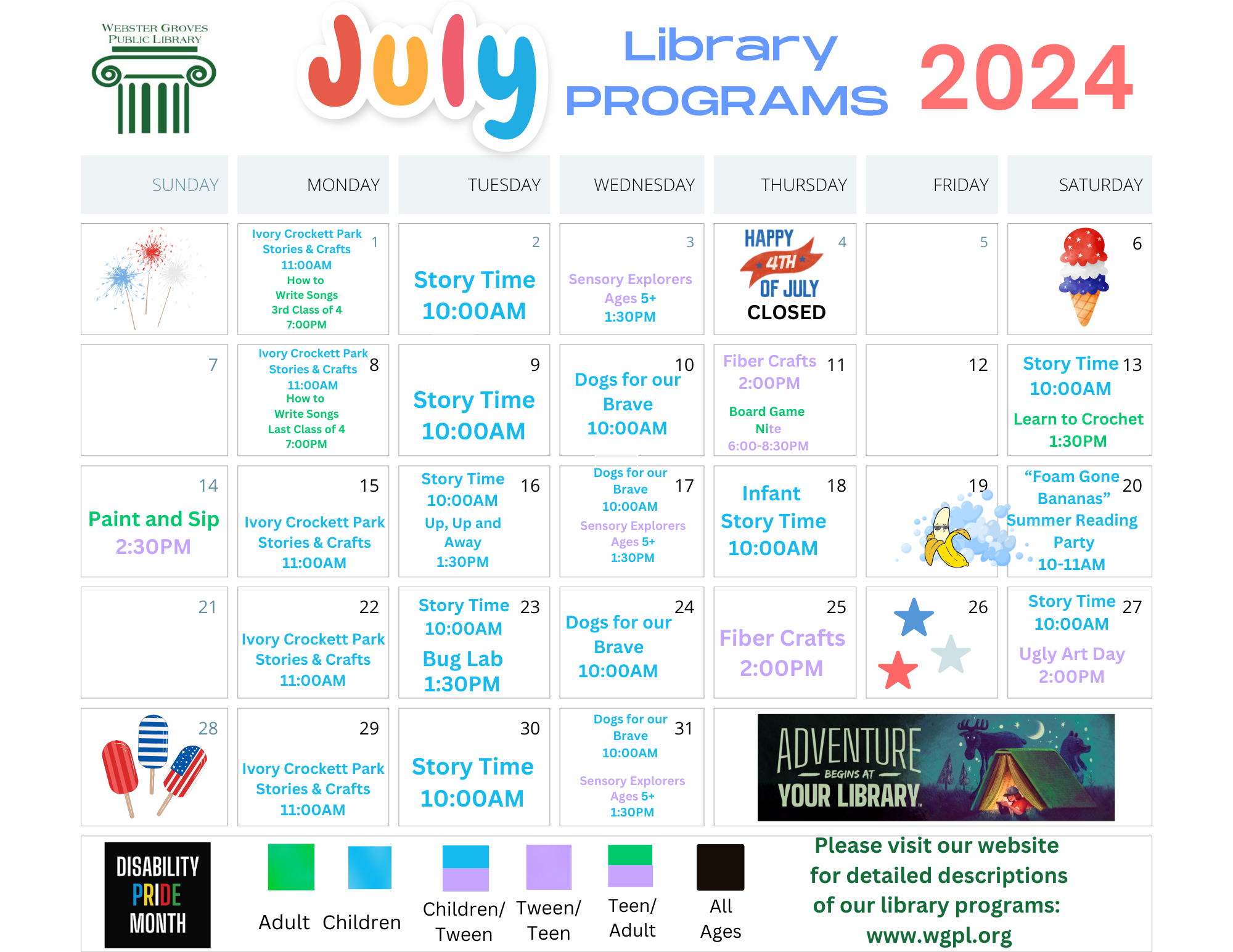 Webster Groves Public Library – Member of the Municipal Library Consortium