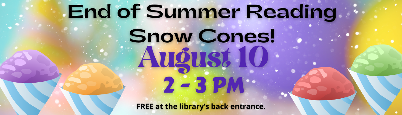 Snow Cones – Webster Groves Public Library